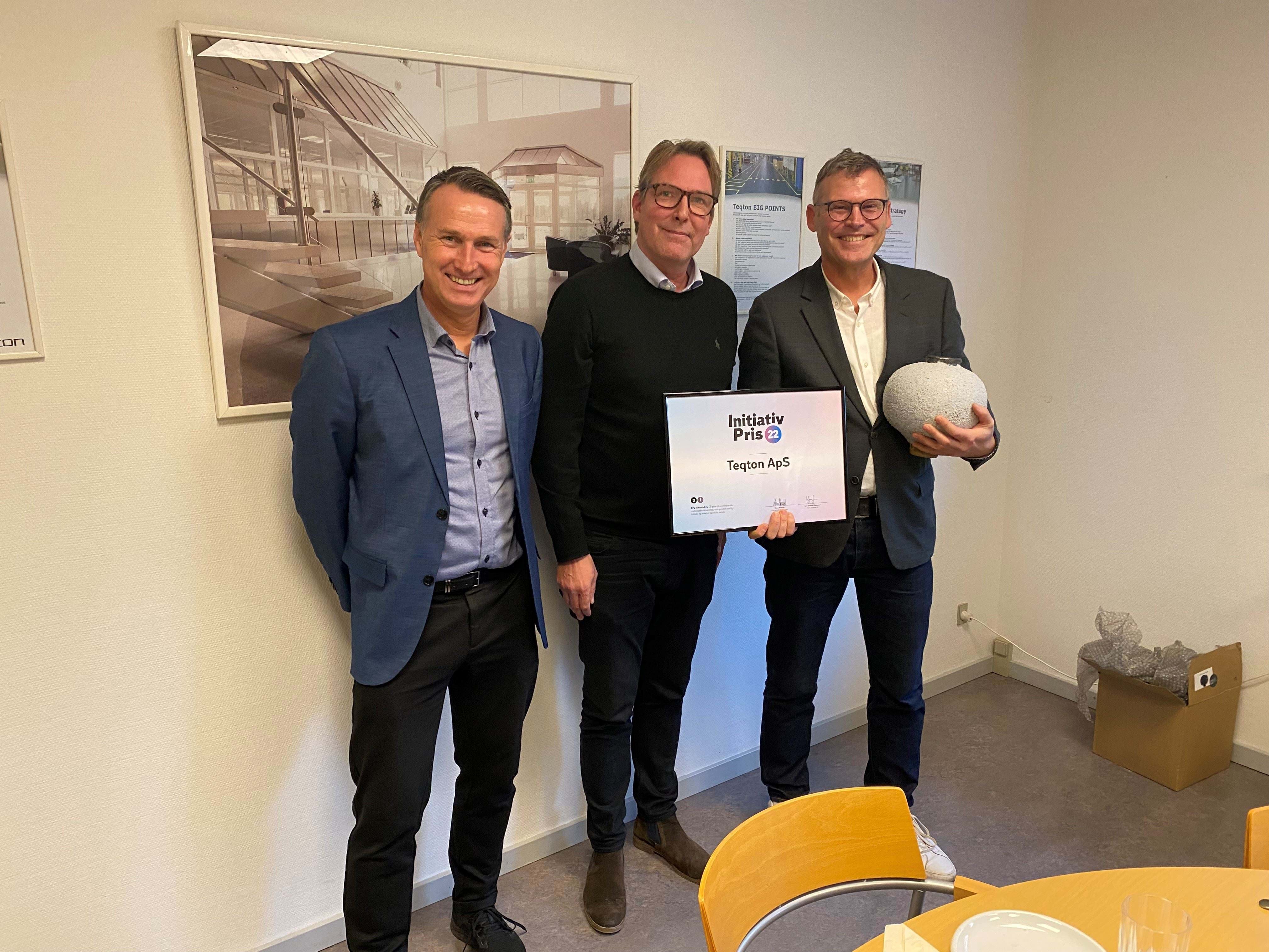 Teqton modtager DI Sydsjællands Initiativpris 2022